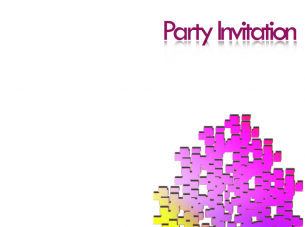 Pixels Party Invitations