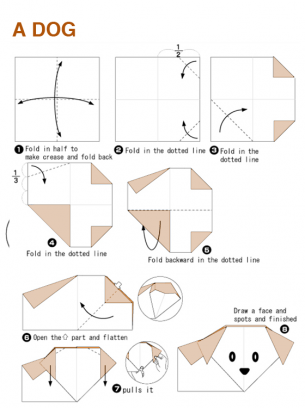 Origami Dog Craft