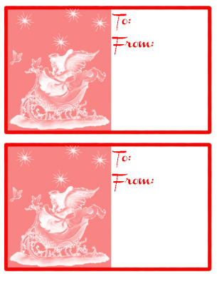 Red Design Holiday Card