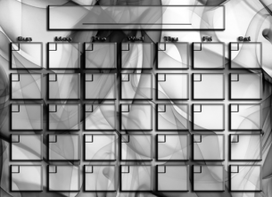 Smoke Vector Blank Calendars - Free Printable Online