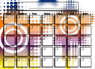 Warm Colors Blank Calendars - Free Printable Online