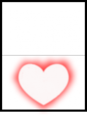 Valentine's Day Red Heart Card