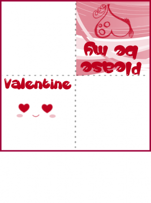 Be My Valentine Card