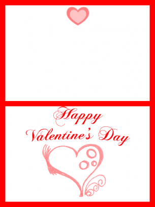 Valentine's Day Red Card
