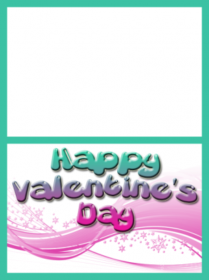 Valentine's Day Card Pink Heart